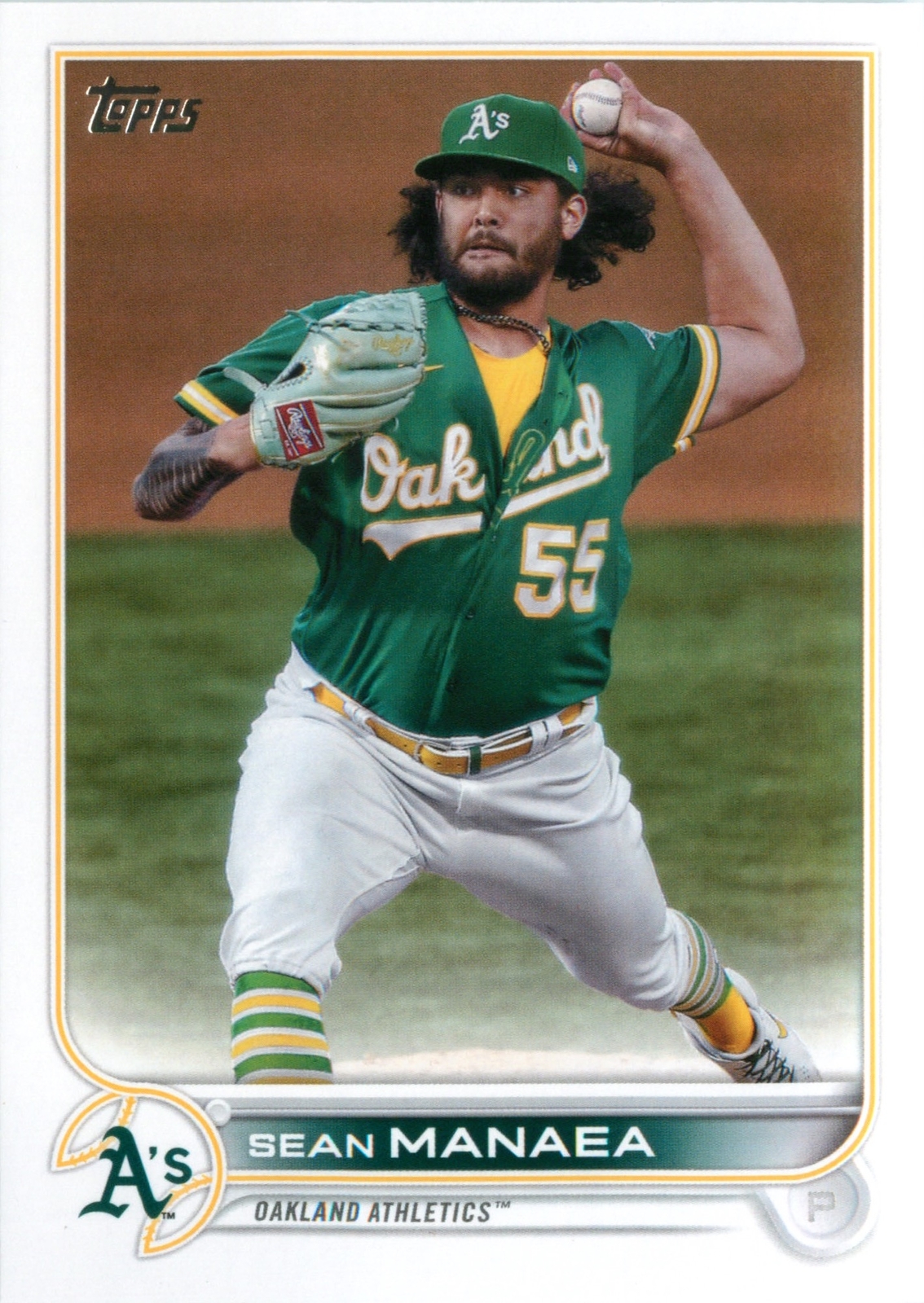 Sean Manaea 2022 Topps Series 1 Baseball Card #281 Oakland Athletics | eBay