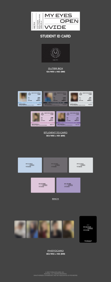 [ In Stock ] 미야오 MEOVV 1st EP ALBUM [ MY EYES OPEN VVIDE ] OFFICIAL ...