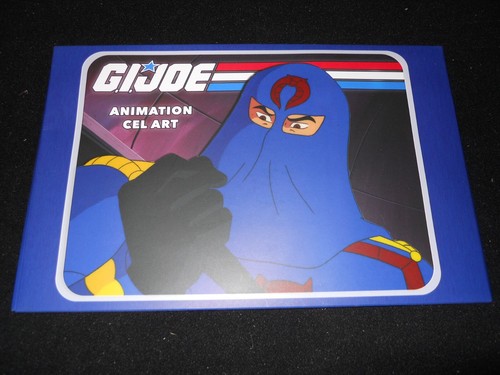 GI Joe HasCon Animation cell folio 13 DIC cells plus background! Snake ...
