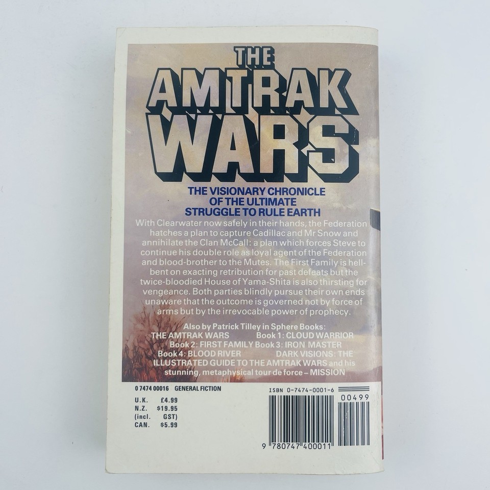 The Amtrak Wars Lot of 4 Books by Patrick Tilley, Iron Master to Earth ...