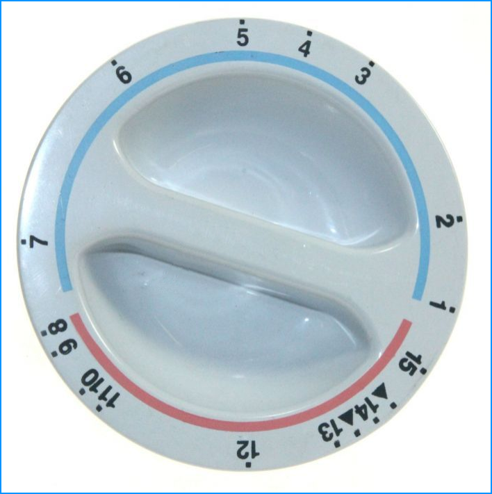 Knob Timer White Functions for Washing Machine Ariston Indesit Spare ...