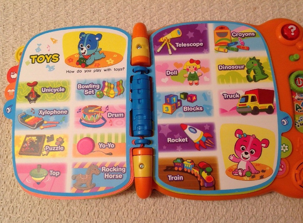 VTech Touch and Teach Word Book - Cody & Cora the Smart Cubs, 141603 ...