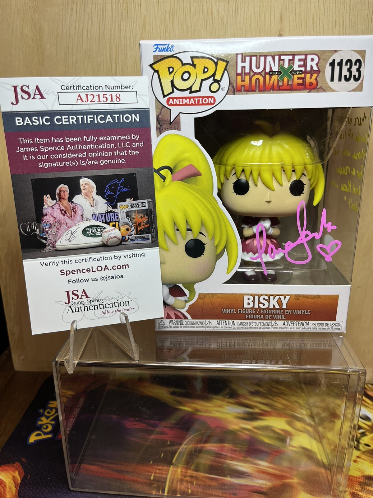 Funko Pop! Hunter X Hunter Bisky #1133 - Signed & Quoted With COA | eBay