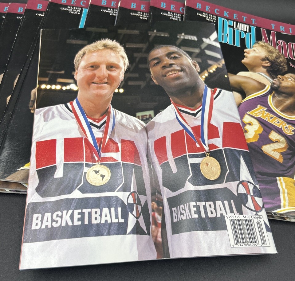 LARRY BIRD - MAGIC JOHNSON - BECKETT TRIBUTE MAGAZINE - ISSUE 6 - 1994 | eBay