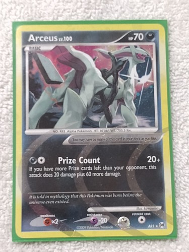 Pokemon TCG | Arceus LV.100 (Dark Type) | Platinum Arceus | AR1 | NM ...