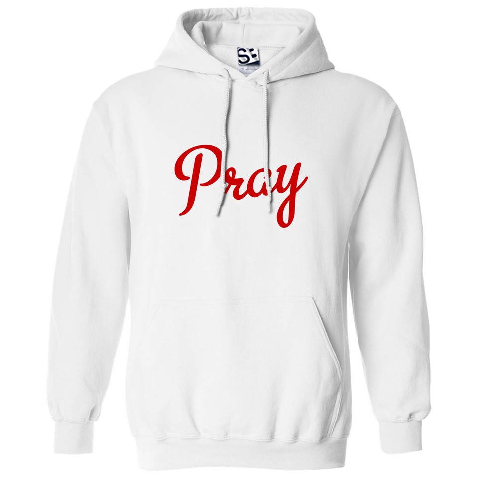 Pray Kingpin HOODIE | Praise Jesus God Script Unisex Hooded Sweatshirt ...