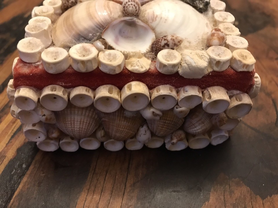 Shell Box, Mermaid Box, Vintage Trinket Box | eBay