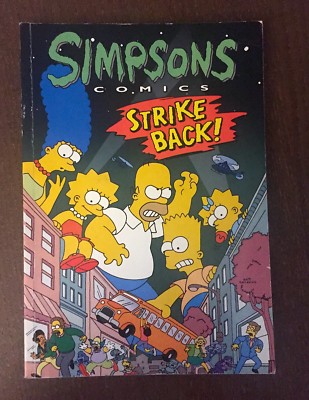 Australian The Simpsons STRIKE BACK Trade Paper Back Comic Book Homer ...