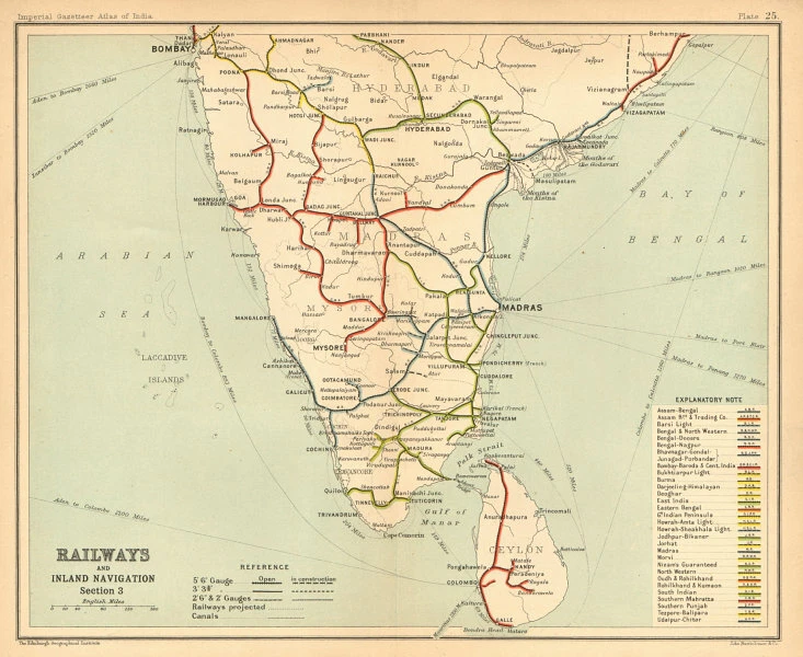Indian Railway Map