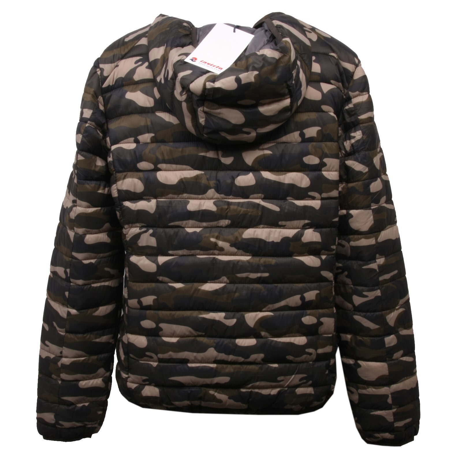 C6812 giubbotto uomo INVICTA ICON piumino mimetico verde jacket man | eBay