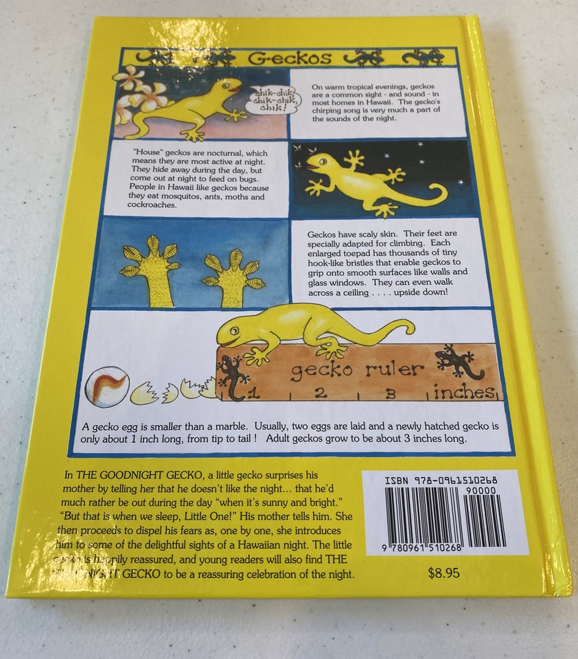 The Goodnight Gecko by Gill McBarnet (2015, Hardcover) 9780961510268| eBay