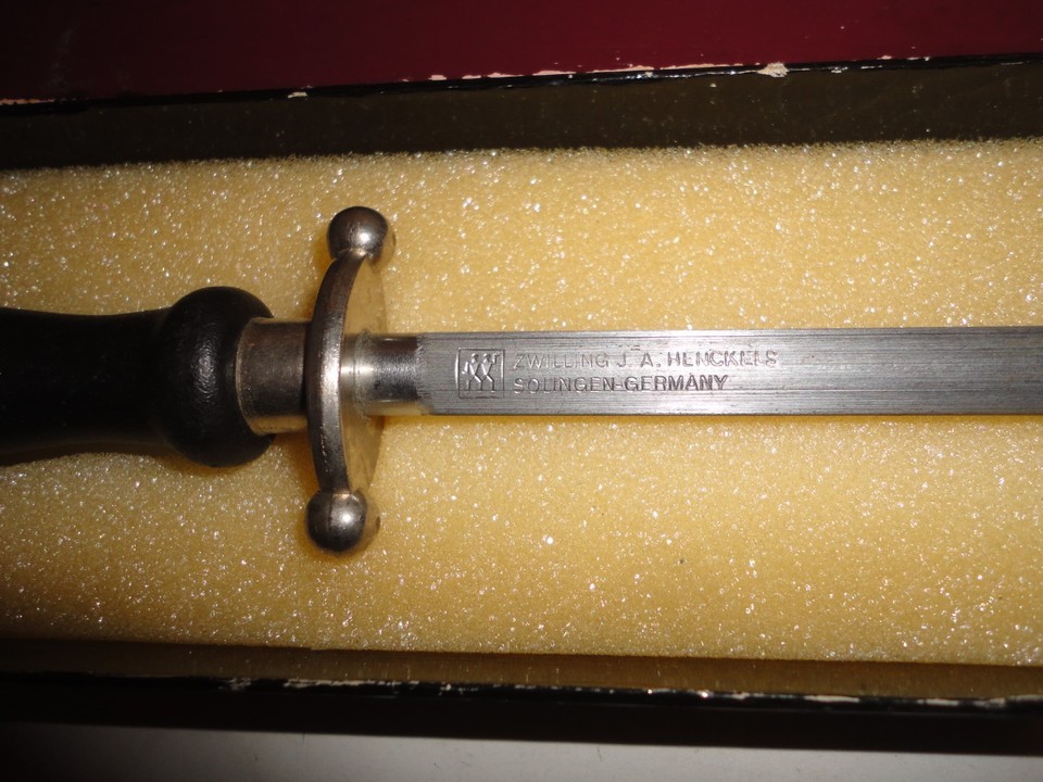 ZWILLING J.A. HENCKELS SOLINGEN GERMANY KNIFE SHARPENING HONING STEEL ...