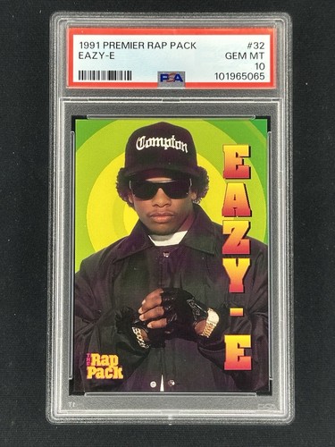 1991 Premier Rap Pack #32 Eazy-E PSA 10 Pop 71 (Music) | eBay