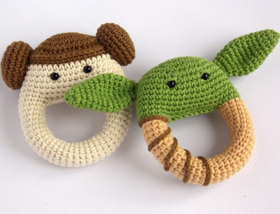Galactic infant toy, Princess baby rattle, Cute alien baby gift, Geeky ...