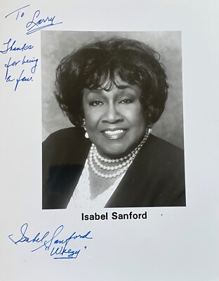 Isabel Sanford THE JEFFERSONS Original Autographed 8X10 photo | eBay