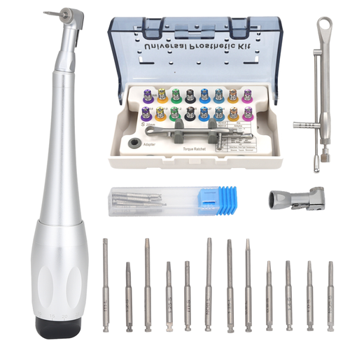 Universal Prosthetic Restoration Hand Driver Kit Dental Implant Handle ...