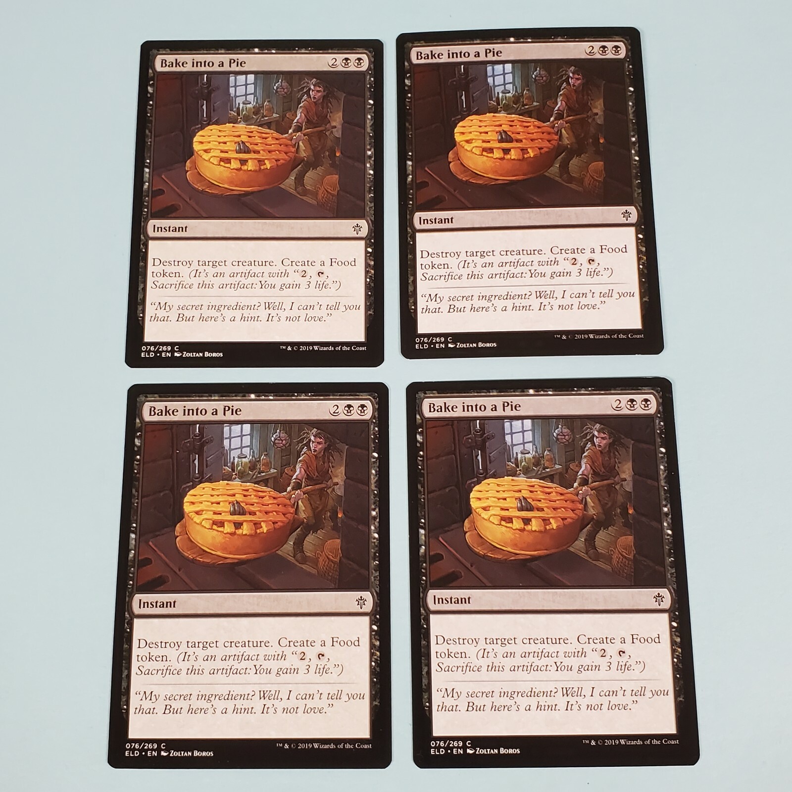 MTG Bake into a Pie Throne of Eldraine 076/269 Regular Common for sale ...