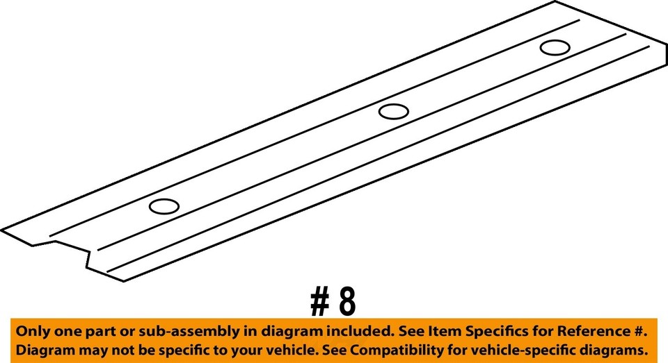 GM OEM 13-20 Impala,XTS Rear Body Floor Floor Rails-Reinf Plate ...