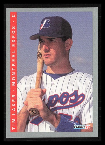 Tim Laker 1993 Fleer #77 Montreal Expos Rookie | eBay