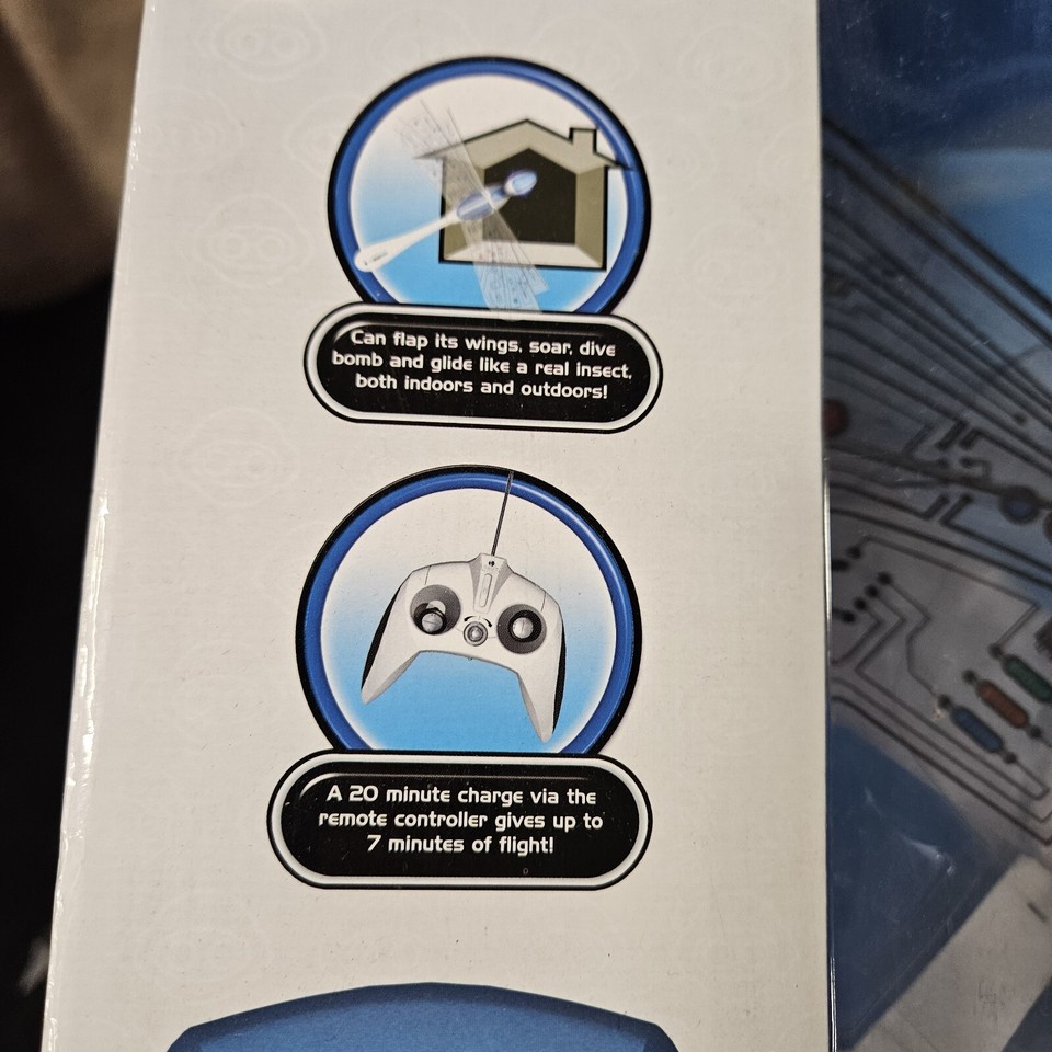 WowWee Flytech Robotic Dragonfly Remote Control RC Radio Insect Drone ...