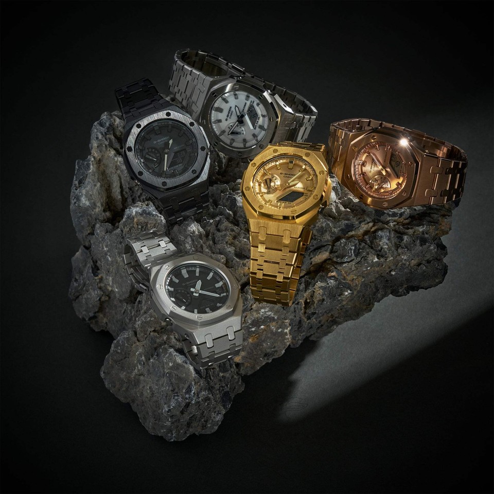 CASIOAK BLACKOUT GSHOCK MOD GA2100 GA-2100 MEN'S WATCH | eBay