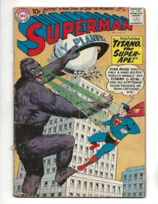 Superman #138 1960 Titano The Super-Ape! | eBay