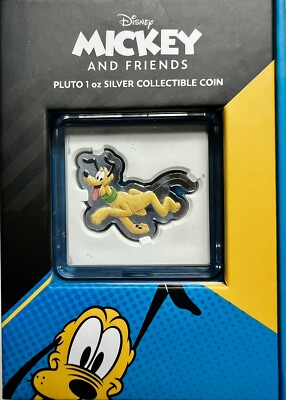 2021 Disney PLUTO Shaped 1 oz .999 silver coin Niue 2$ | eBay