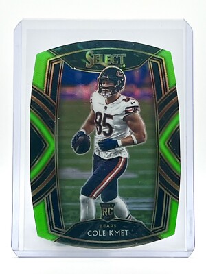 2020 PANINI SELECT COLE KMET RC CLUB LEVEL NEON GREEN PRIZM DIE-CUT ...