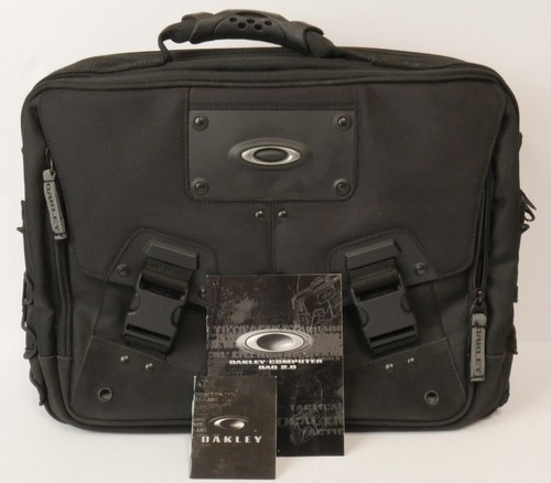 Oakley Computer Bag 2.0 Messenger Laptop Briefcase Black Ballistic ...
