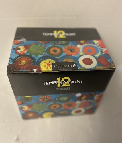 Magicfly 12 Colors Tempera Paint 236ml / 8 fl oz Washable Non-Toxic w ...