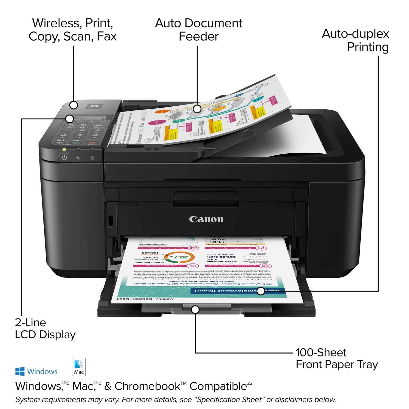Canon PIXMA TR4722 Inkjet Printer - 5074C042