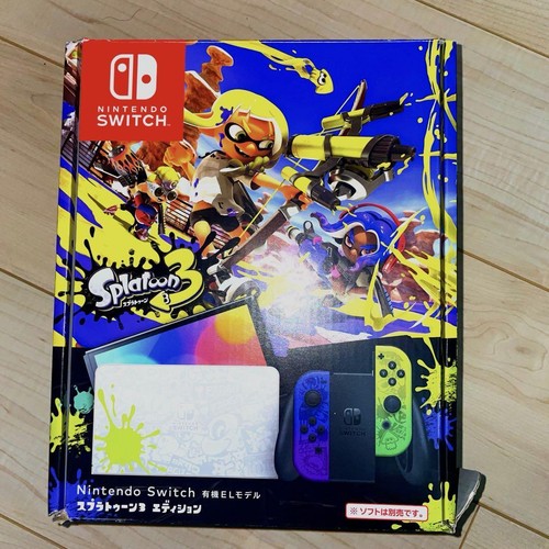 Nintendo Switch Splatoon 3 Limited Edition OLED Model Console 64GB ...