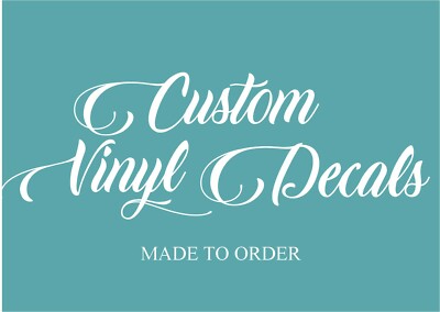 Custom Self adhesive Vinyl Lettering Letters pre spaced Signwriting ...