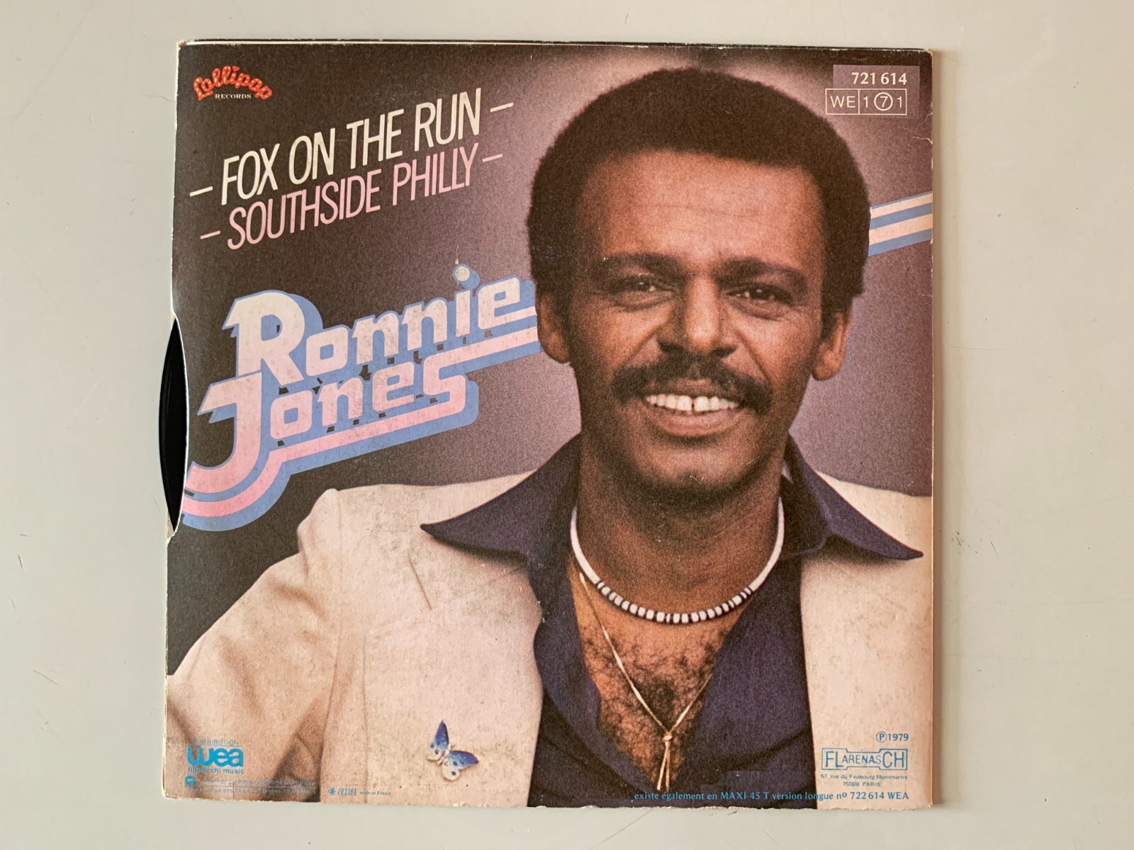 DISQUE 45T RONNIE JONES FOX ON THE RUN | eBay