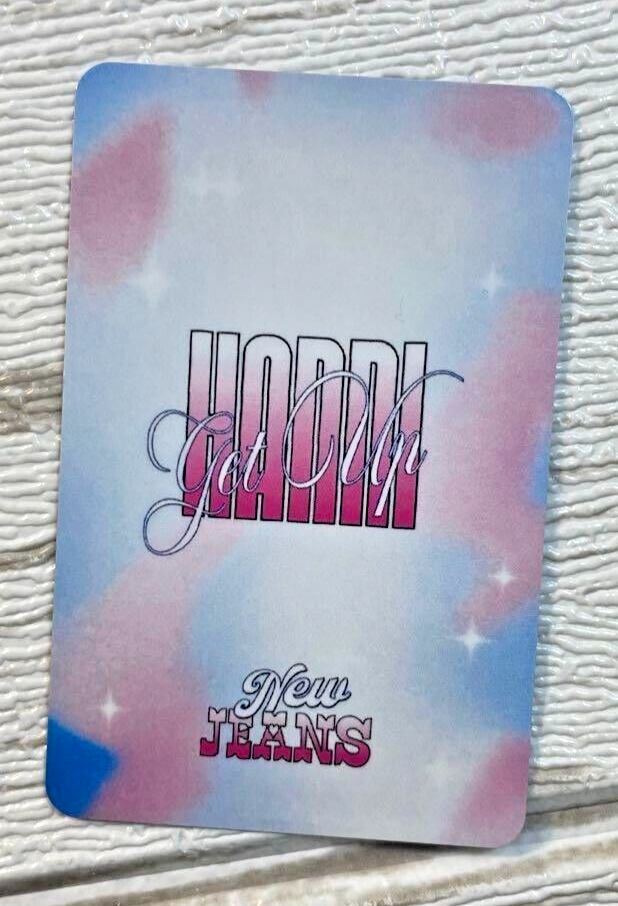 NewJeans HANNI Get Up Sanok Broadcast Official Limited Photocard PC New ...