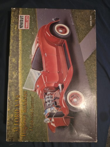 Minicraft '31 Ford A-V8 Highboy Roadster "Flatheads Forever" Model Kit ...