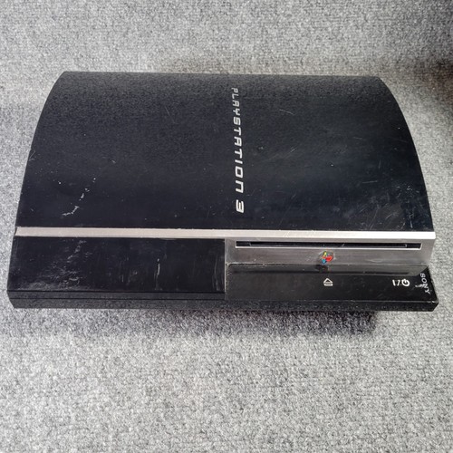 Sony PlayStation 3 PS3 Fat Console ONLY Piano Black 80GB CECHK01 NTSC 9 ...