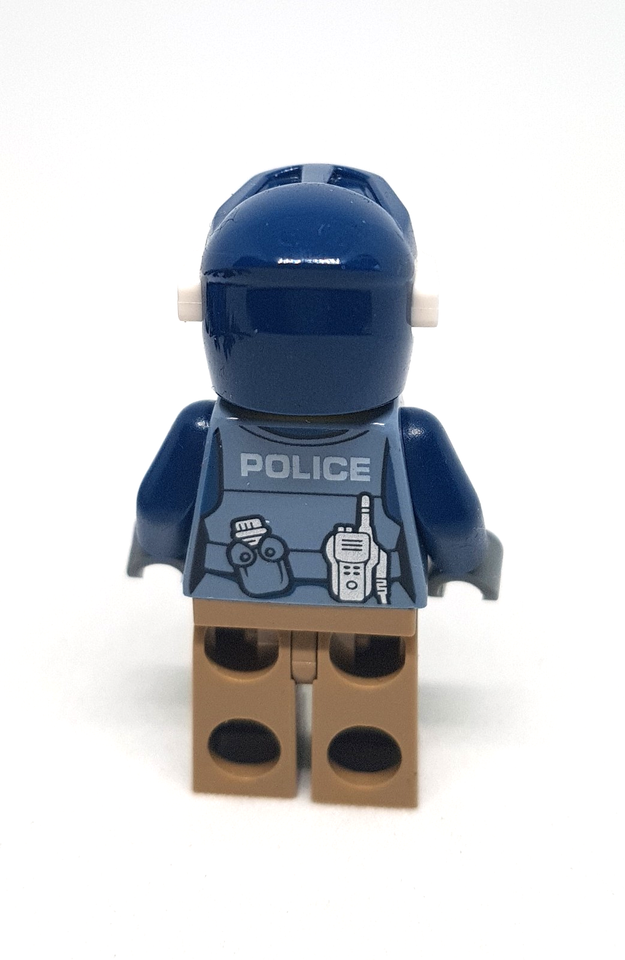 Genuine Lego City Police Officer and Motor Bike - With Custom SWAT ...