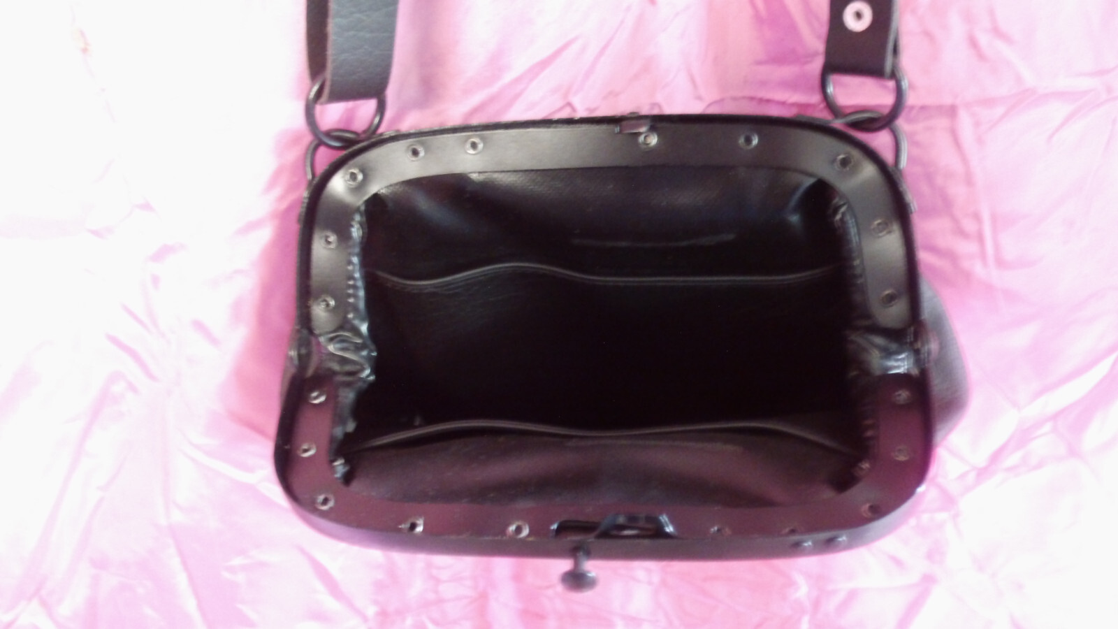 Original Posttasche alte Kunstleder Geldtasche Umhängetasche Post ...