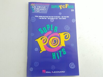 Super Pop Hits For Electronic Keyboard Hal Leonard 25 | eBay