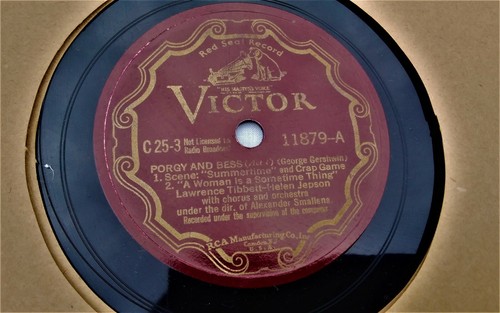 Lawrence Tibbett & Helen Jepson 78rpm Single 12-inch Victor Records ...
