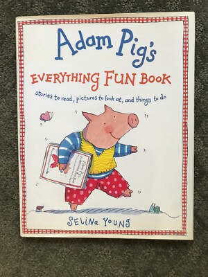 Adam Pig's pig Fun Book short Stories graphic illustrated childrens HC ...