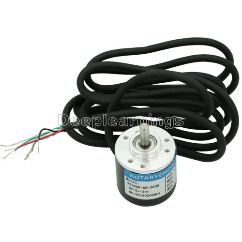 360/600P/R Photoelectric Incremental Rotary Encoder 5V-24V AB Two ...