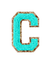 Laguna Green Glitter Varsity Letter Patches | eBay
