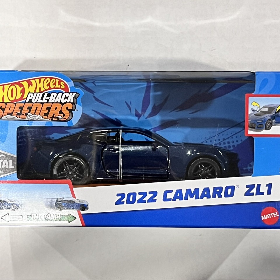 2024 Hot Wheels Pull-Back Speeders - 2022 Camaro ZL1 - 1:43 Scale ...