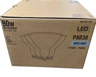 PAR 38 - LED Daylight 90W Indoor/ Outdoor Replacement Bulbs - 4 Pack | eBay