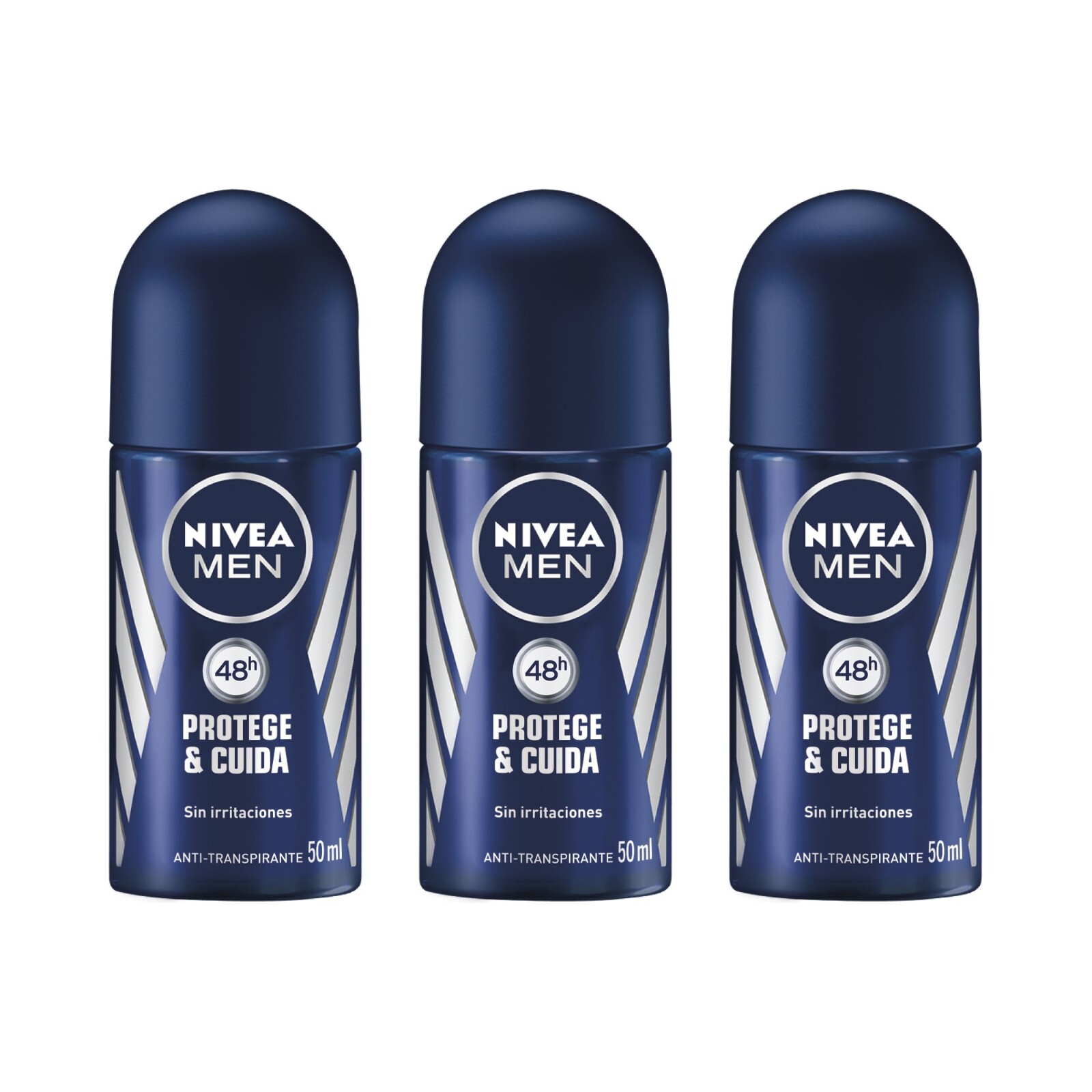 Nivea Men Protege & Cupid’s 0% Alc Roll-on Deodorant 48H (PACK OF 3 ...