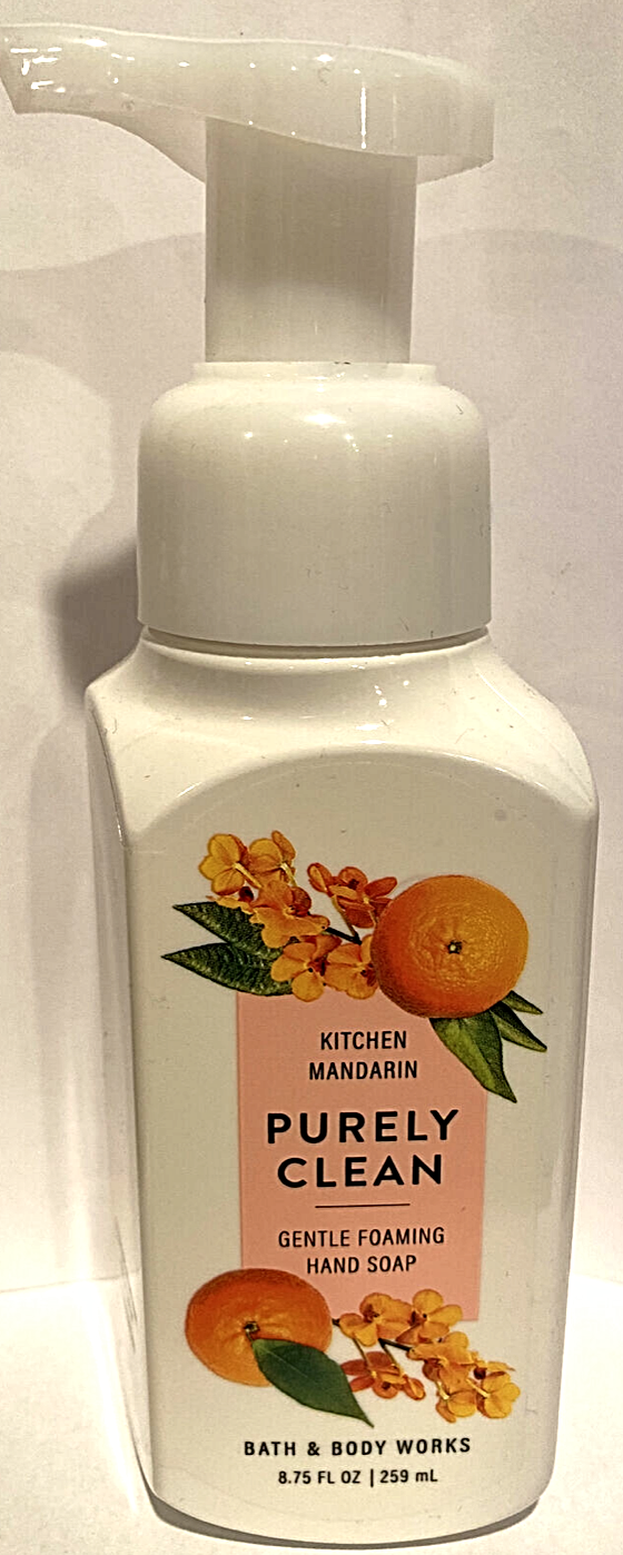 Bath & Body Works Kitchen Mandarin Purely Clean Hand Soap 8.75 Oz X4 ...