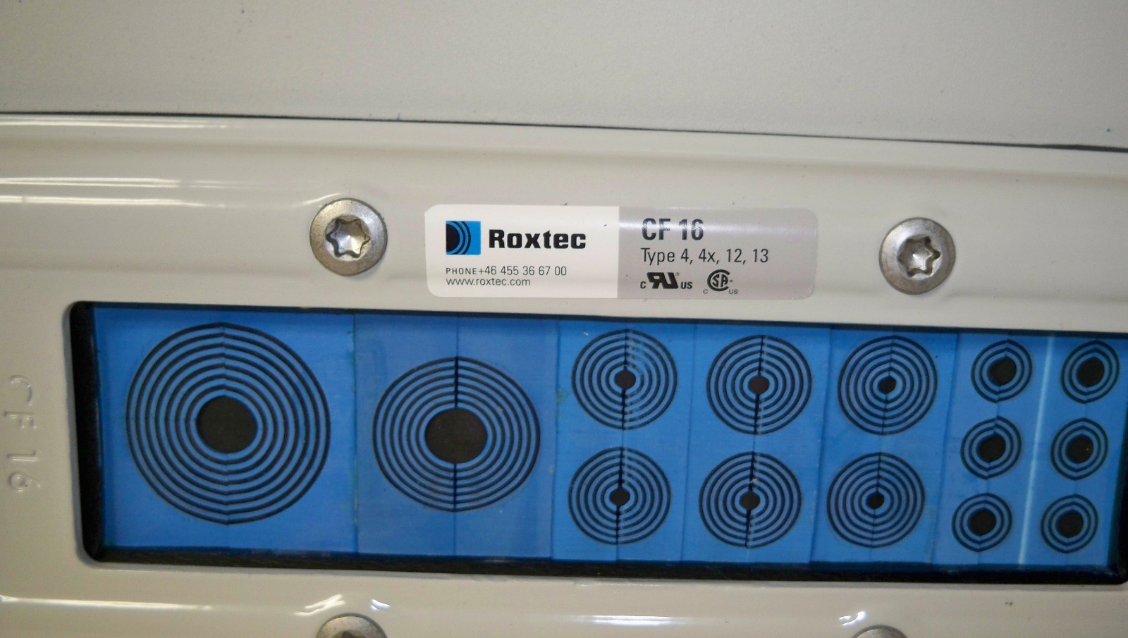 NEW Roxtec CF 16 Base Frame Ex transit Cable/Pipe Low Profile Entry ...