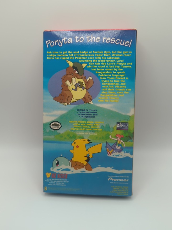 Pokemon Vol. 11: The Great Race (VHS 1999) Pikachu Ash 13023023833| eBay